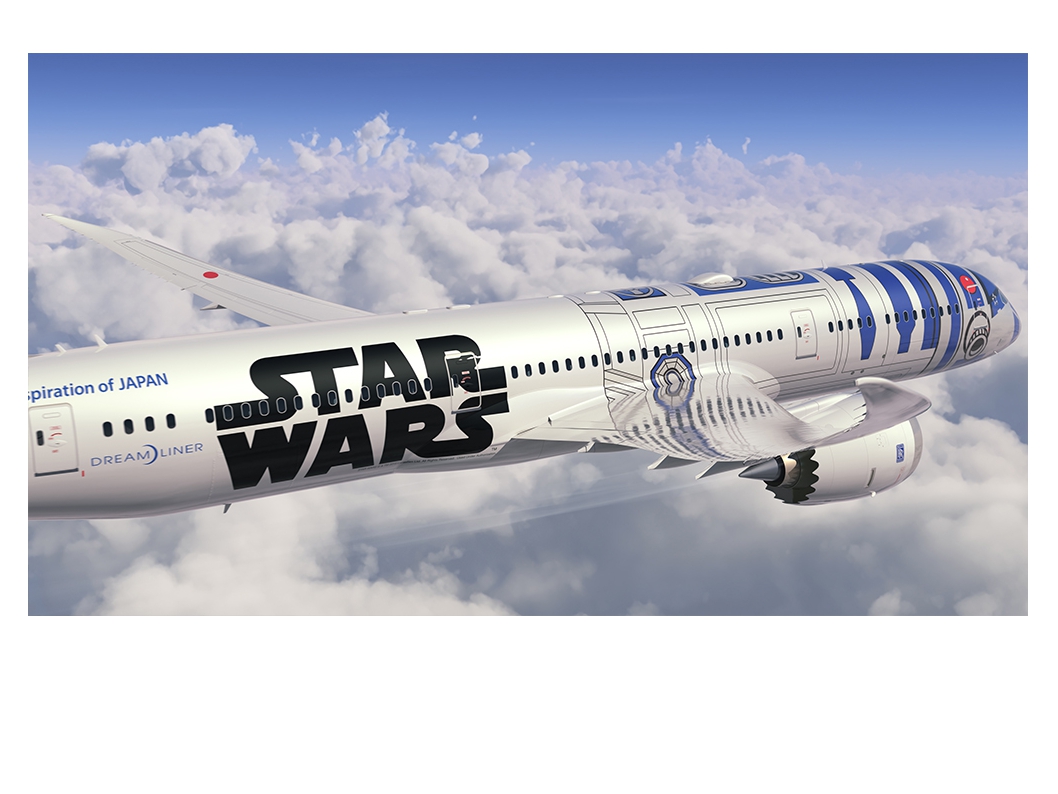 ANA lanserer Star Wars-fly med R2-D2-maling - InsideFlyer NO
