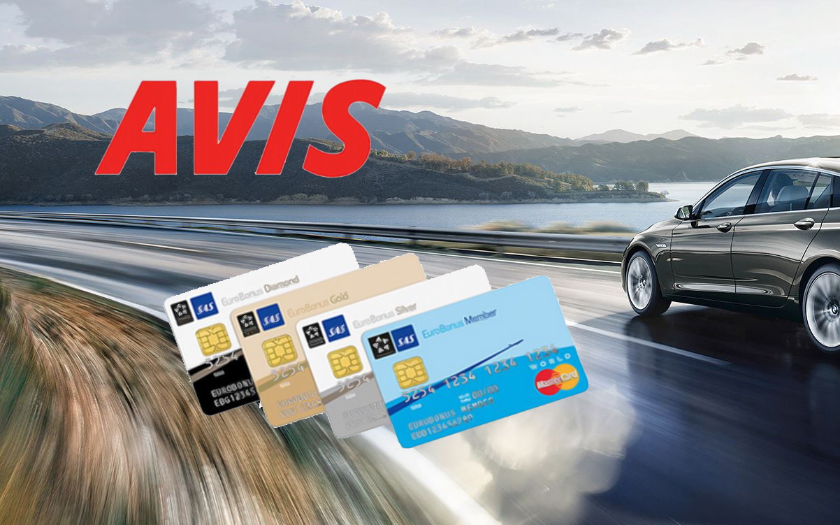 5 000 EuroBonus-poeng hos Avis med SAS MasterCard - InsideFlyer NO