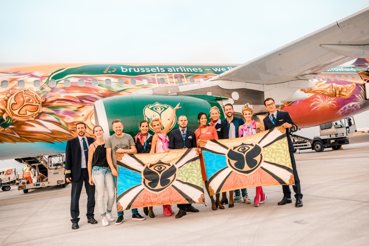 Brussels Airlines flyr mer enn 25 000 festivalgjester til Tomorrowland